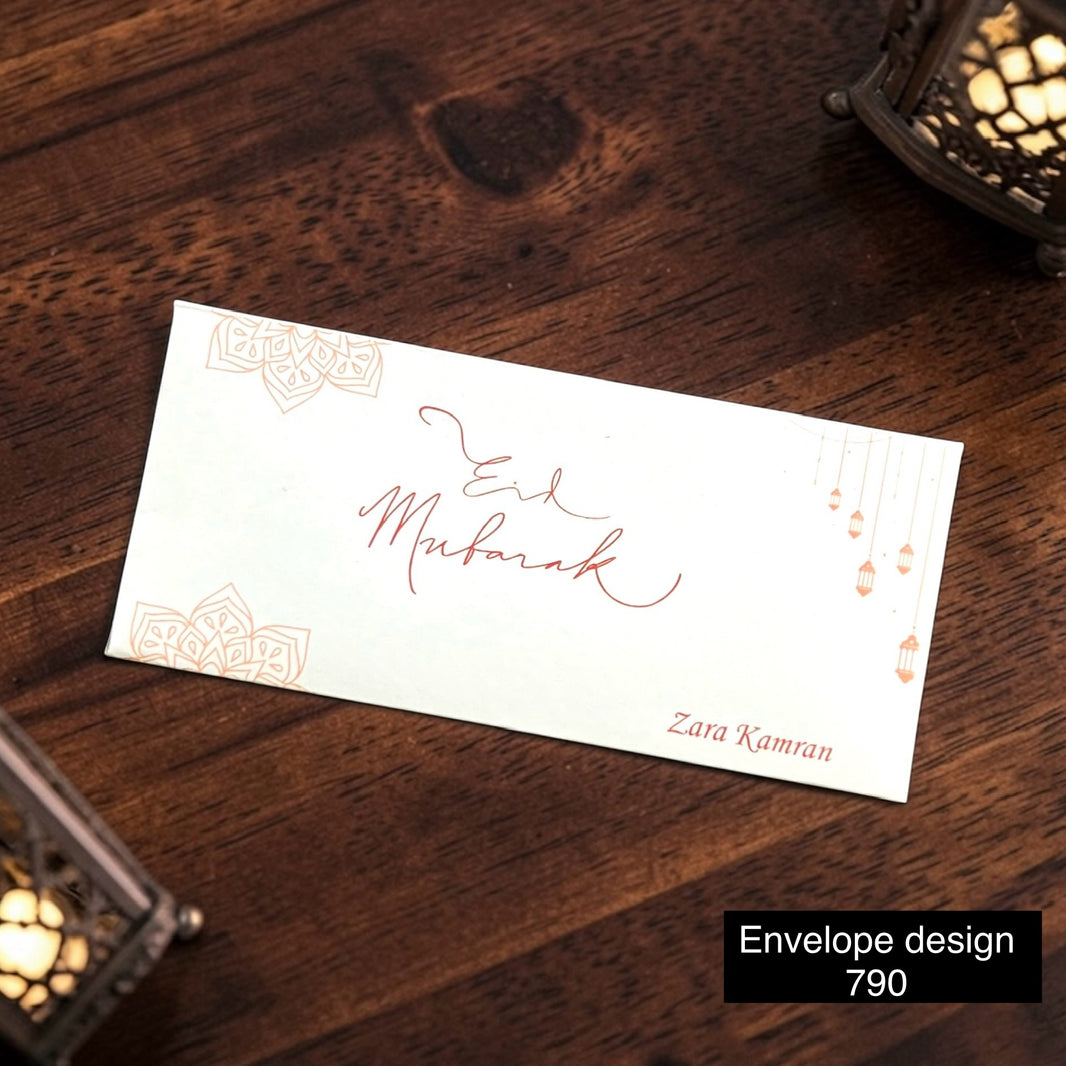 Name Printed Eid Envelopes in Pakistan – Lifafay.pk